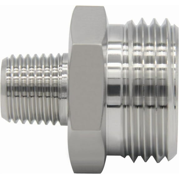PYYAN-Garden Hose Adapter, 3/4" GHT Male x 1/4" NPT Male Stainless ...
