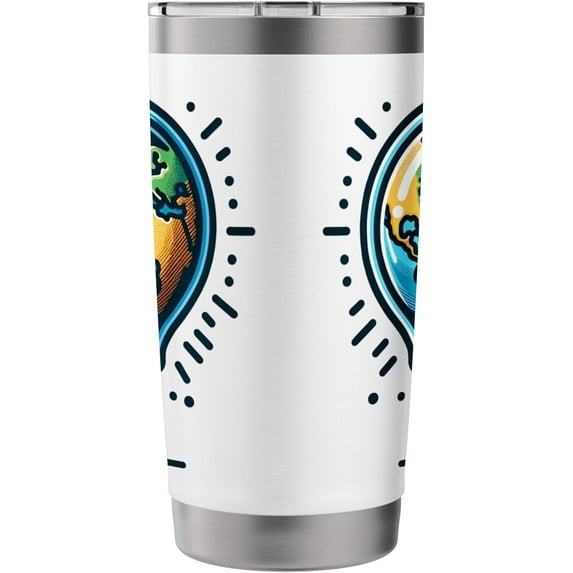 PYYAN-Globe Design Light Bulb Eco Innovation Illustration Stainless ...