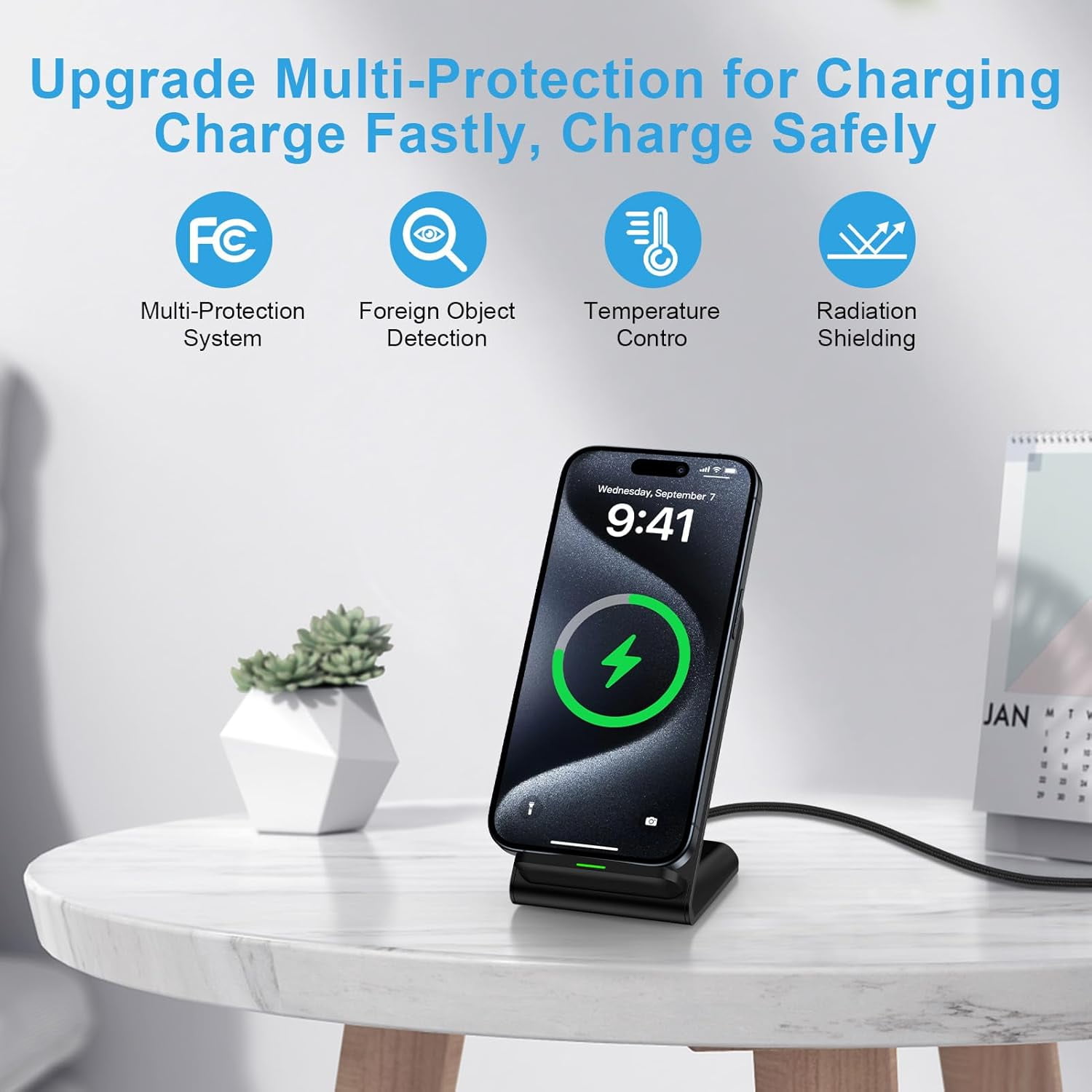 PYYAN-Google Pixel 9 Wireless Charger Stand Fast Charging for Pixel 10 ...
