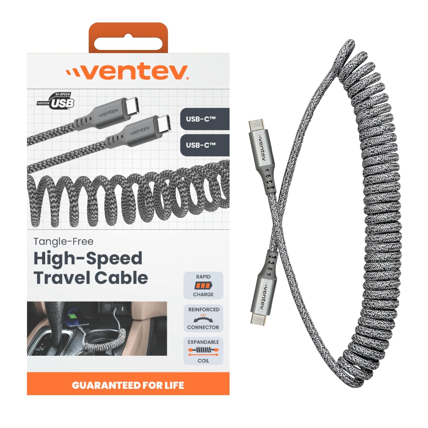 PYYAN-Helix USB C to USB C High Speed Travel 3 Foot Cable - Walmart.com