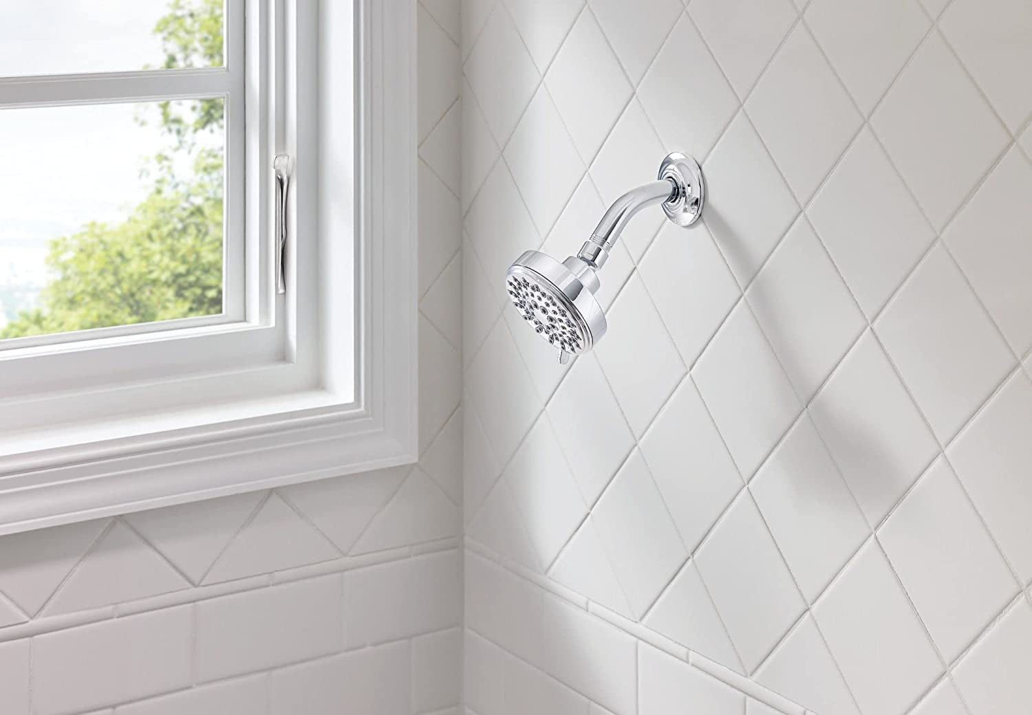 PYYAN-Ignite Chrome Five-function Shower Head With 2.5 GPM High ...