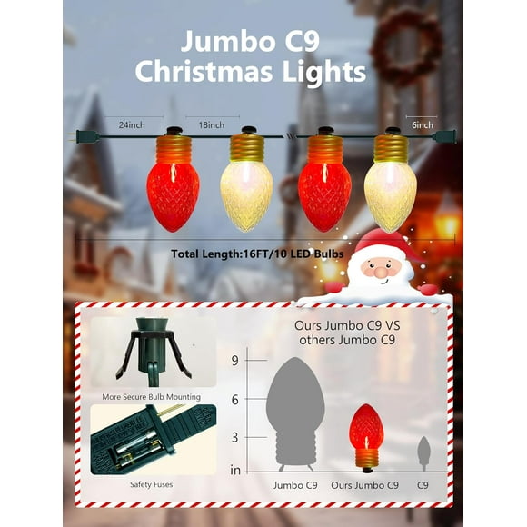 Jumbo Christmas Light Bulb