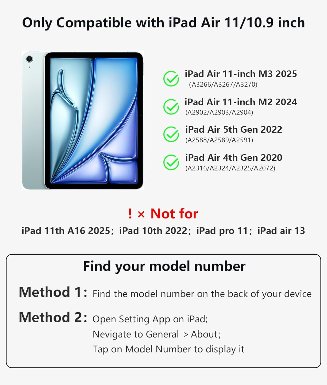 PYYAN-Keyboard Case for iPad Air 11-inch Case with Keyboard (M3/M2 ...