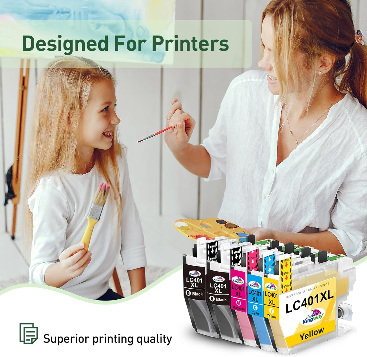 PYYAN-LC401XL Ink Cartridges for Brother High Yield Compatible for ...