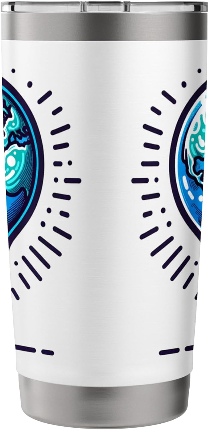 PYYAN-Light Bulb With Earth Design Global Innovation Art Stainless ...