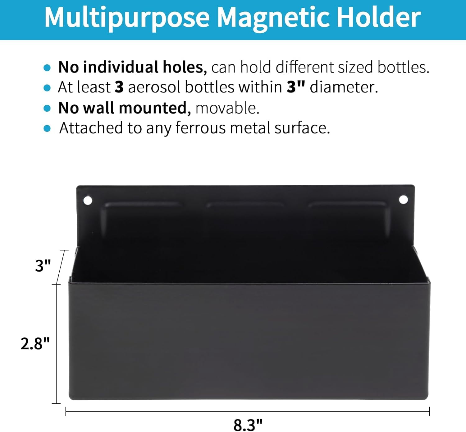 PYYAN-Magnetic Aerosol Spray Can Holder, Magnet Toolbox Bottle Holder ...