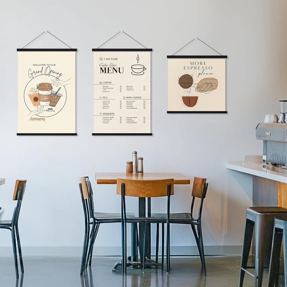 PYYAN-Magnetic Poster Hanger Frame,20x30,20x24,20x28 Poster Frame Wood ...