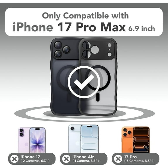 PYYAN-Magnetic for iPhone 17 Pro Max Case for Women Girls, Upgraded ...