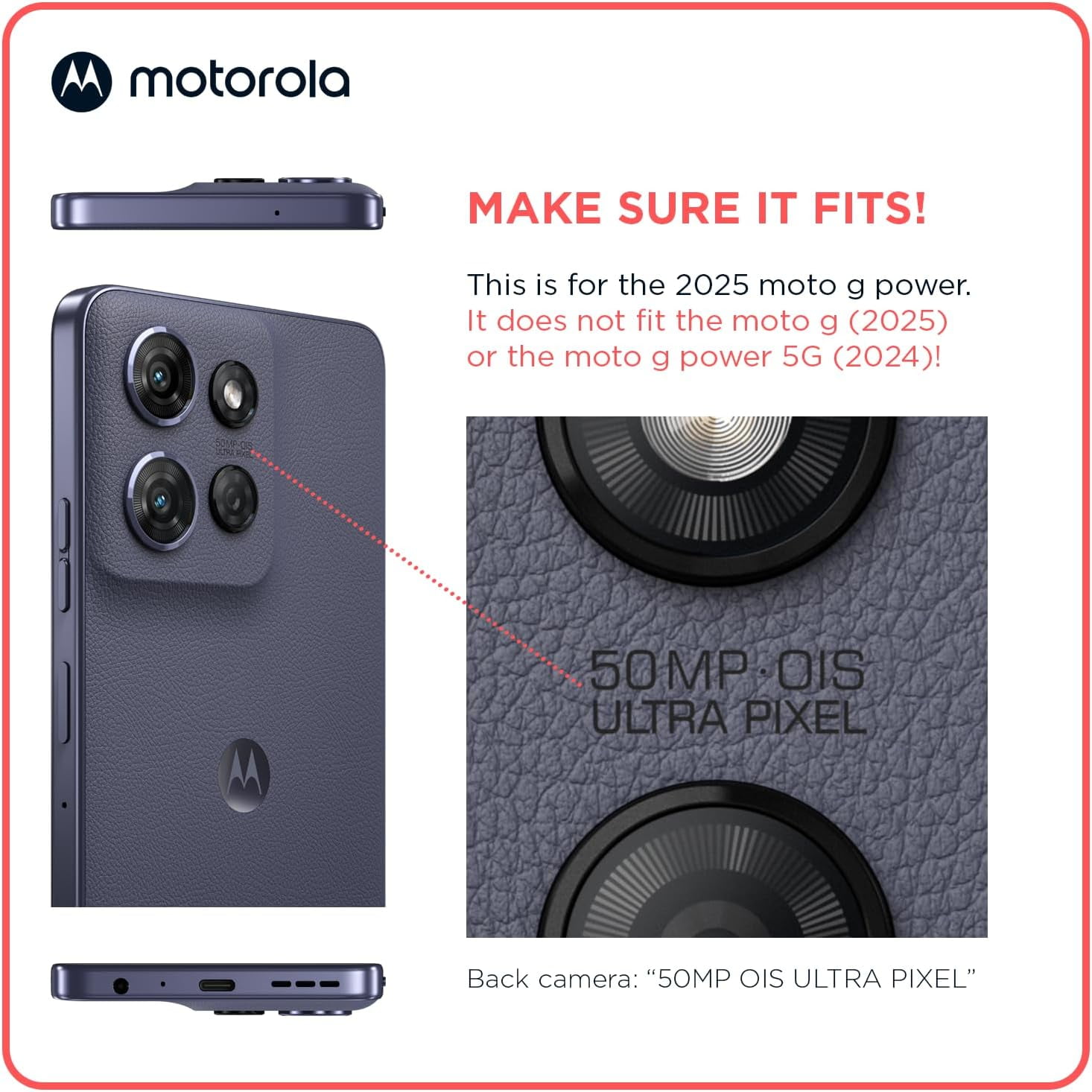 PYYAN-Moto G Power (2025) Rugged Protective Case- Dusk Blue - Precision ...