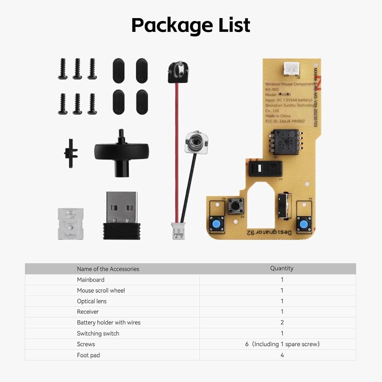 PYYAN-Original Bamboo lab Makerworld MH002 3D Printed Wireless Mouse ...