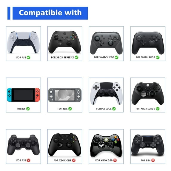 PYYAN-PlayVital USB-C LED Charging Cable for ps5/ps5 Edge Controller, 6 ...