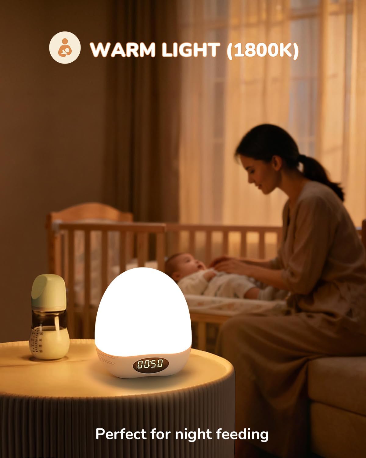 PYYAN-Portable Night Light for Kids Babies,Egg Light for Nursery for ...