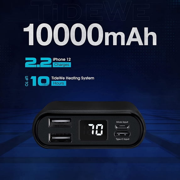 PYYAN-Power Bank, Rechargeable Battery Pack Suitable for Heated Clothes ...