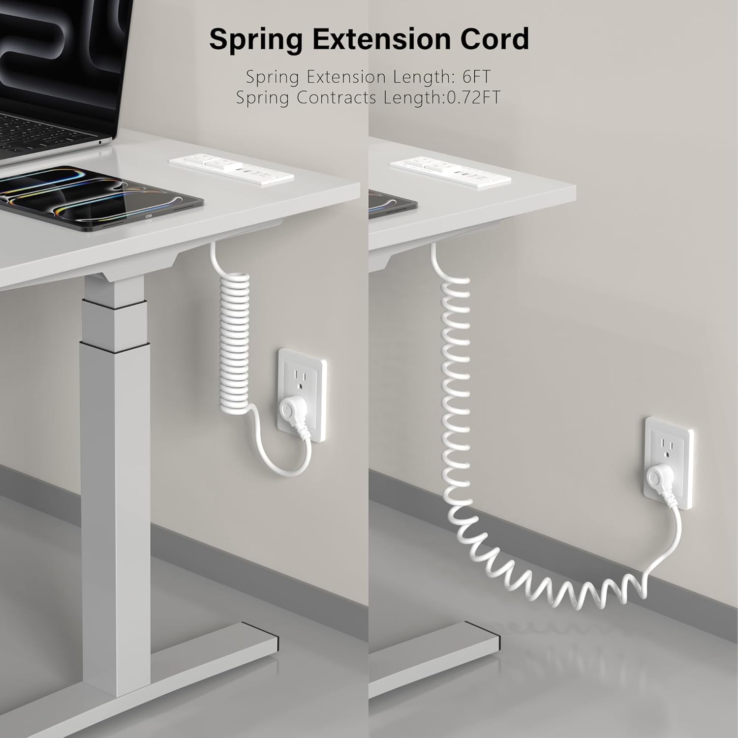 PYYAN-Recessed Power Strip USB C 65W Fast Charging Station,in Drawer ...