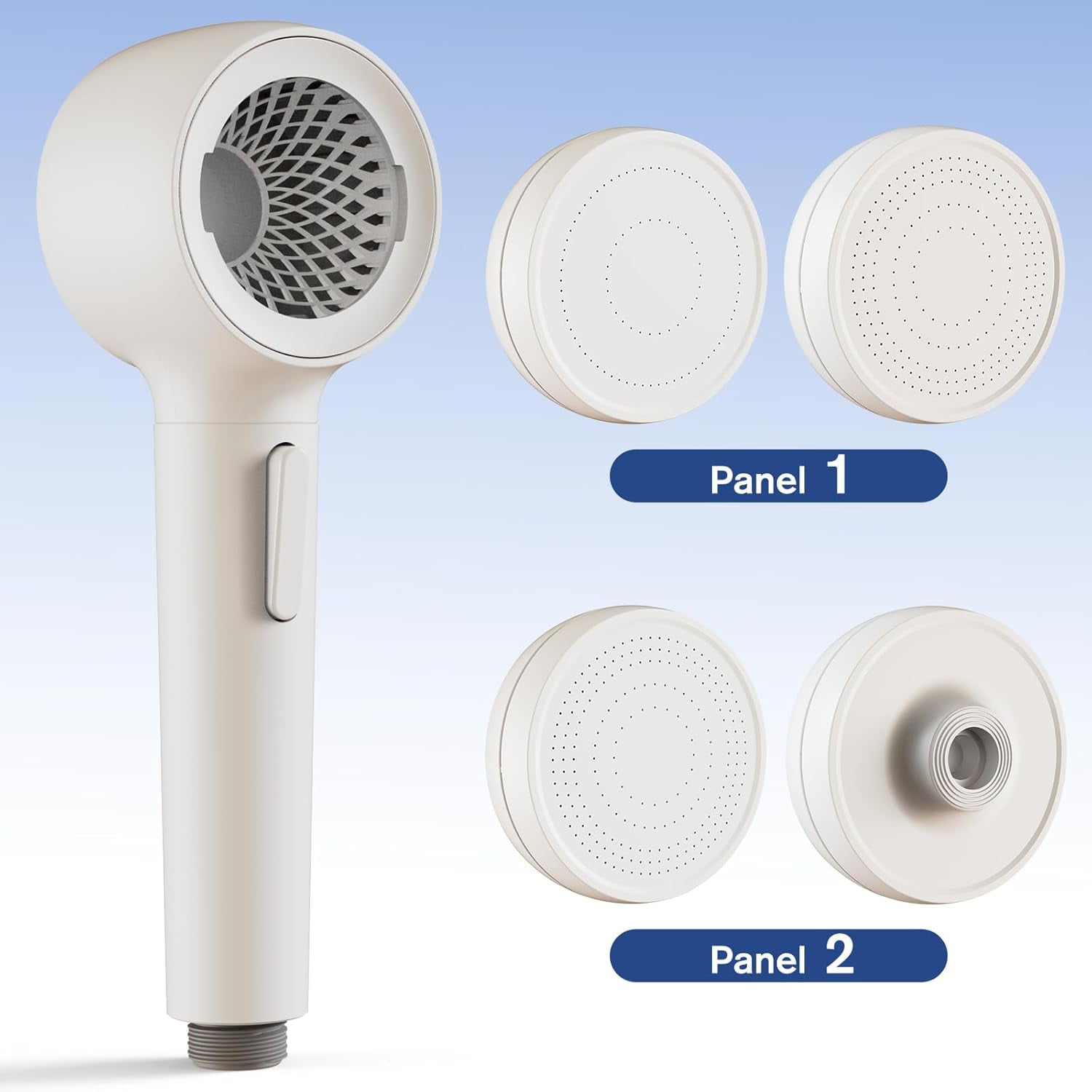 PYYAN-Shower Head with Handheld, High Pressure Shower Heads with 3 ...