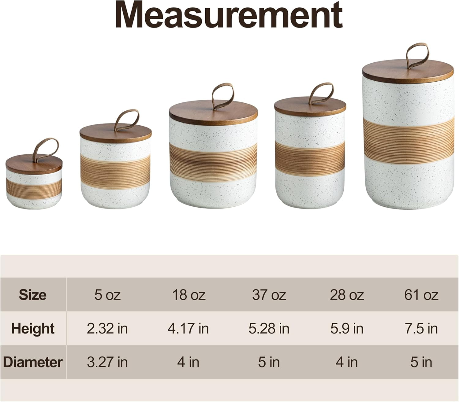 PYYAN-Spice Jars with Lid, Coffee Container Kitchen Food Storage Jars ...
