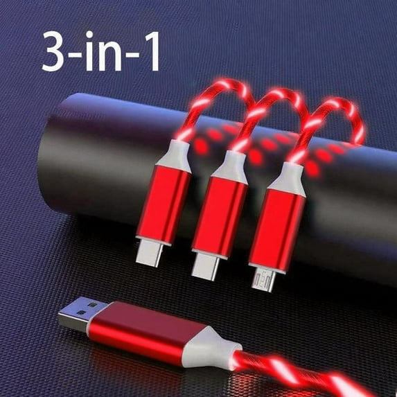 PYYAN-Three in one USB Cable, Multifunctional Interface, Supports Fast ...