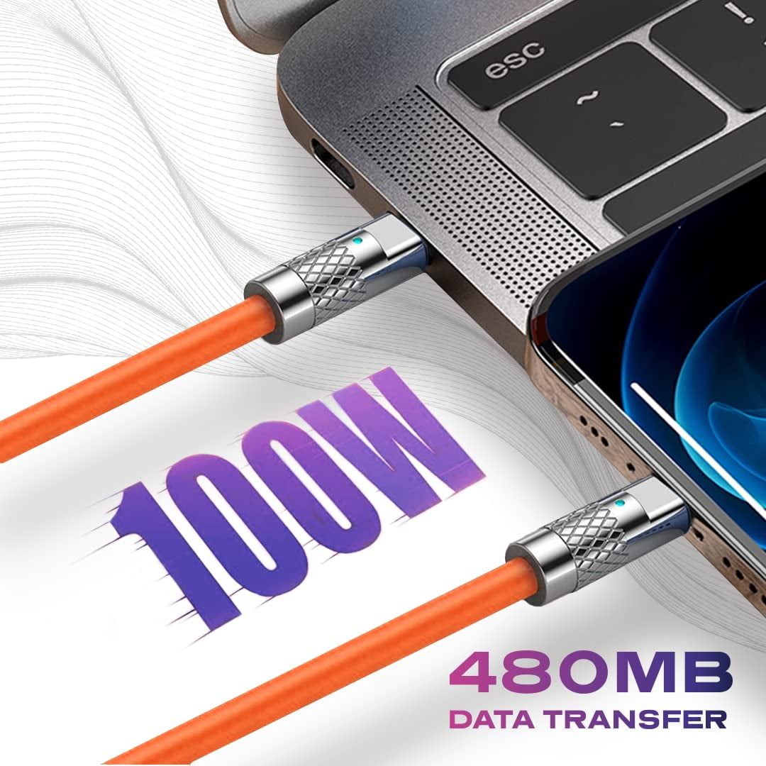 PYYAN-TsumoCharge Fast Charging Cable 100W - Heavy-duty Unbreakable ...