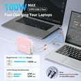 PYYAN-USB C Fast Charger Block 300W: 7 Port USB Charging Station Hub ...