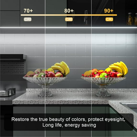 PYYAN-Under Cabinet Lighting Kit,Flexible LED Strip Lights Bar,Under ...