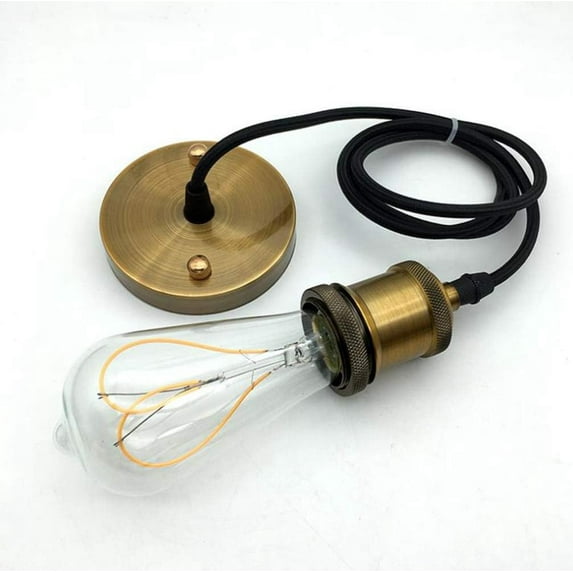 PYYAN-Vintage Hanging Pendant Light Kit Modern Retro Industrial Style ...