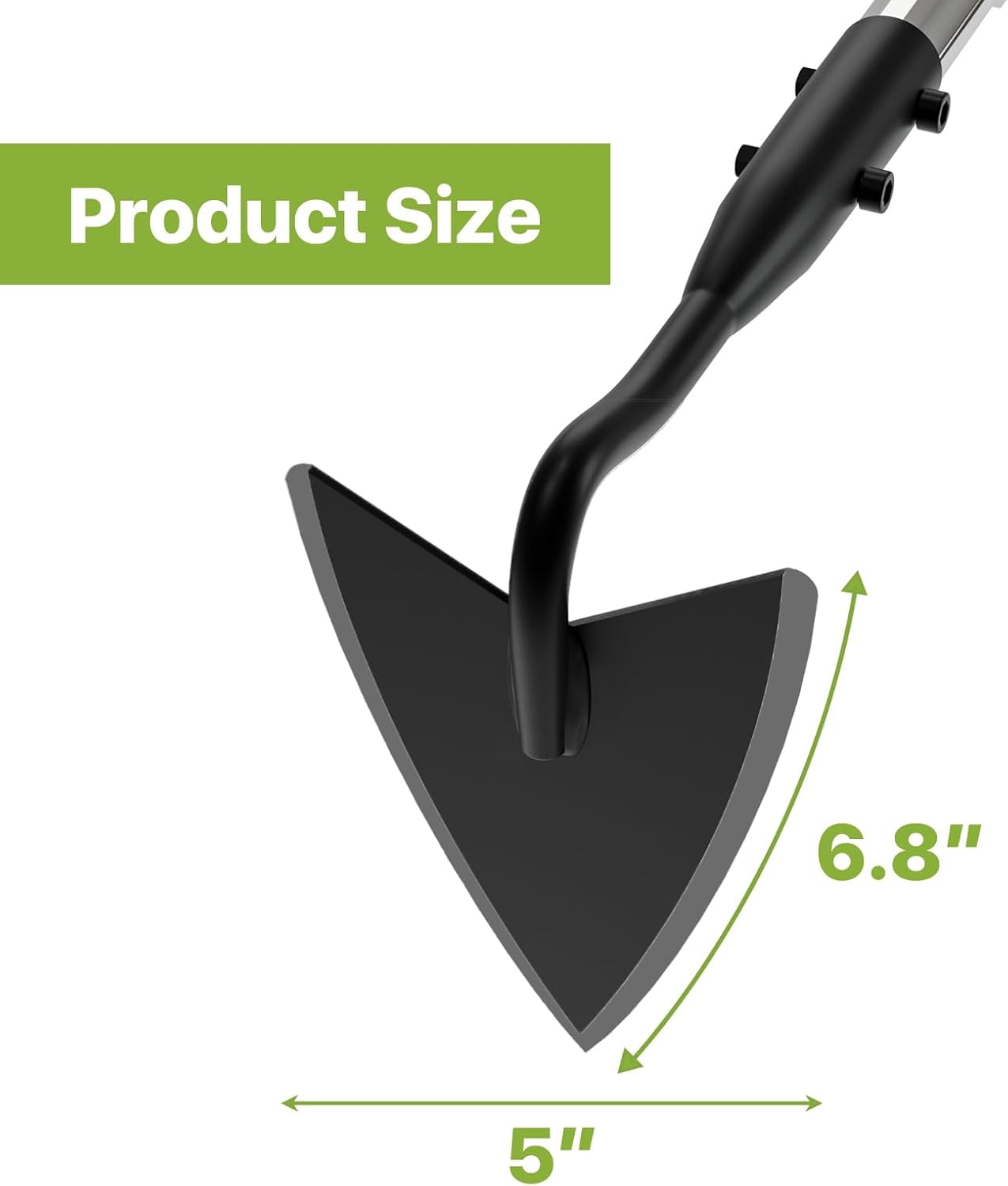 PYYAN-Warren Hoe Garden Tool, Heavy Duty Garden Hoes for Weeding Long ...