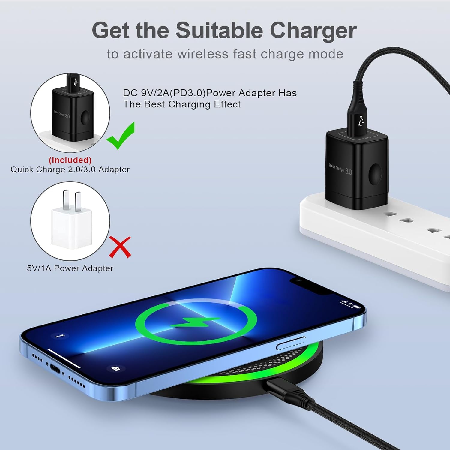 PYYAN-Wireless Charger Samsung Pad Fast Charging Station for Galaxy Z ...