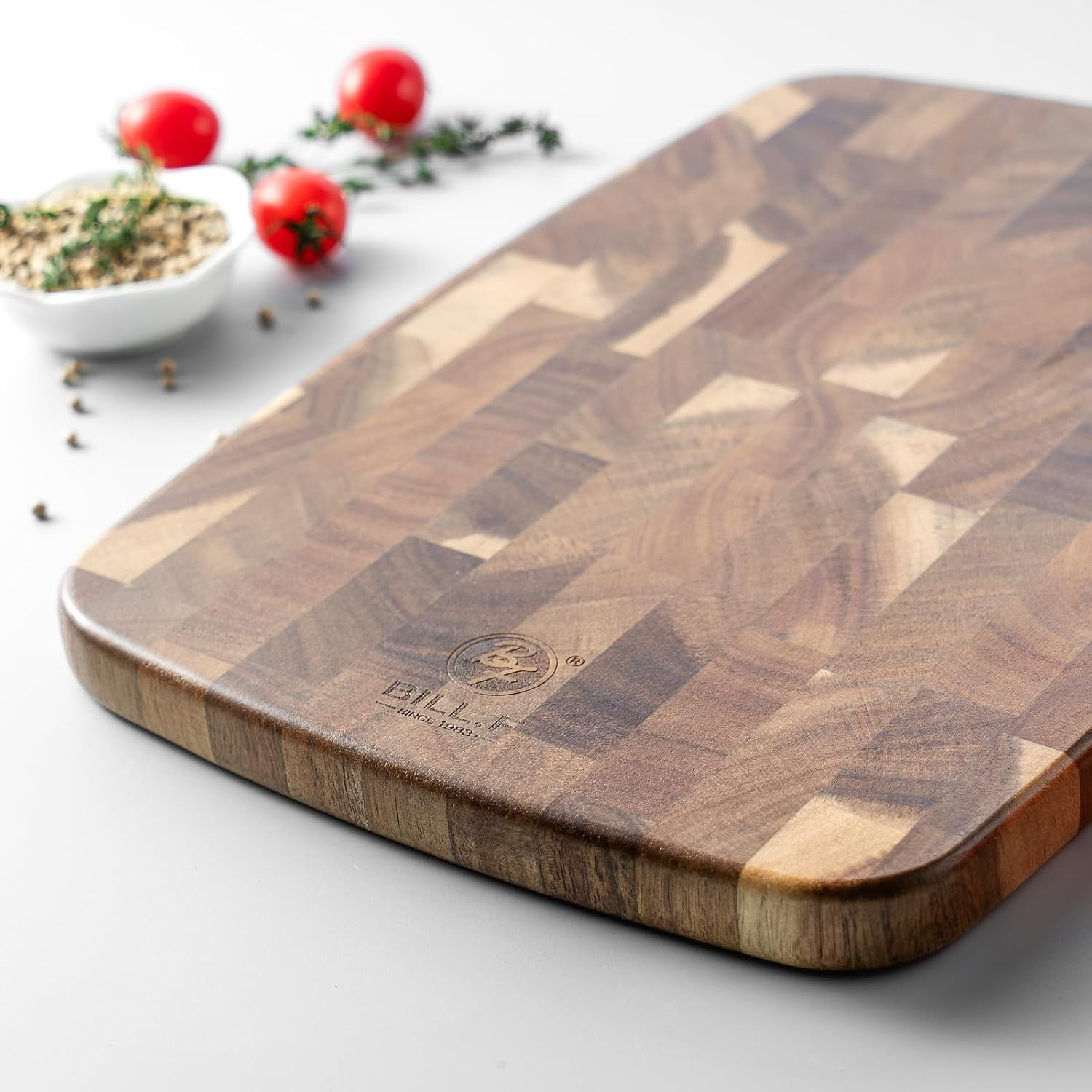 PYYAN-Wood Cutting Board Butcher Block, Wooden Chopping Board Handles ...