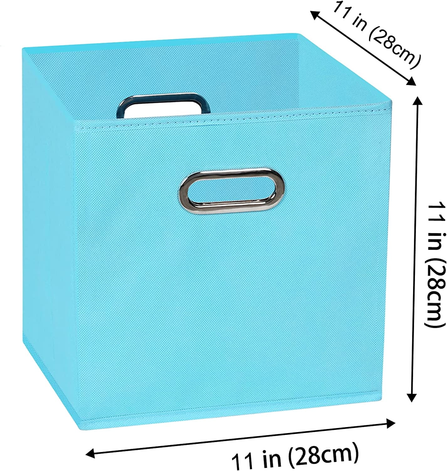 PYYAN-Yunkeeeper storage bins Cubes, Fabric Cube Organizer with Handle ...