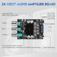 PYYAN-ZK 1002T Bluetooth 5.0 Amplifier Board, 2x100 Watt amp with ...