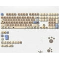 PYYAN-doubleshot PBT Keycaps Set,Bun MOG Profile Cute cat Keycaps ...