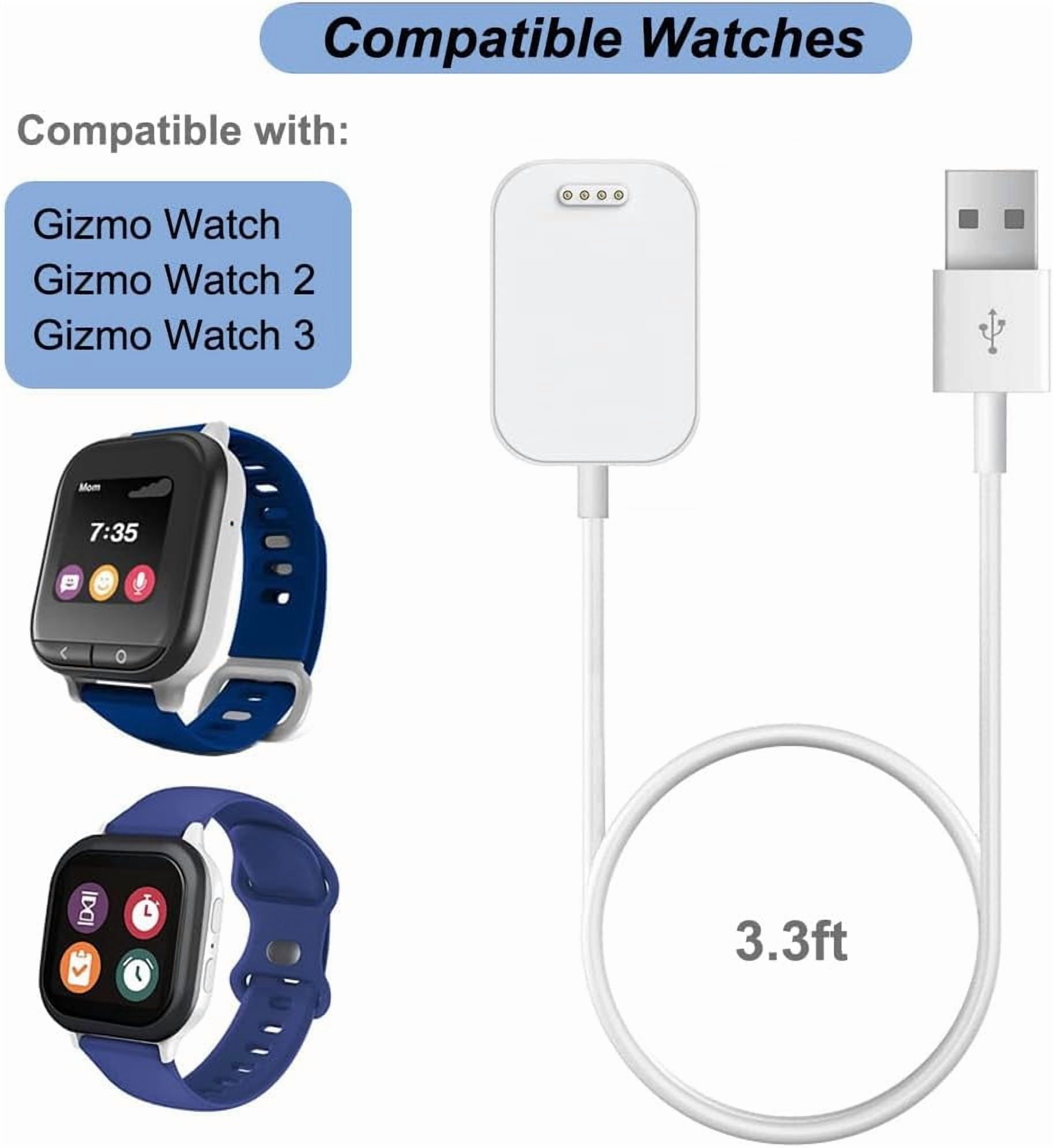 PYYAN-for Gizmo Watch Charger, Magnetic Charging Cable Dock Cradle ...
