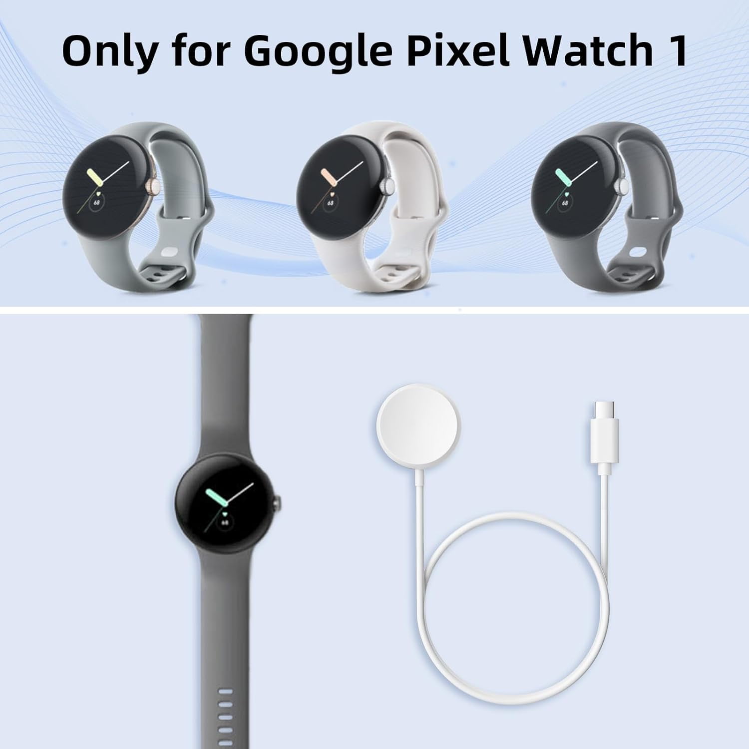 PYYAN-for Google Pixel Watch Gen 1 3.3ft Charger Cable for Samsung ...