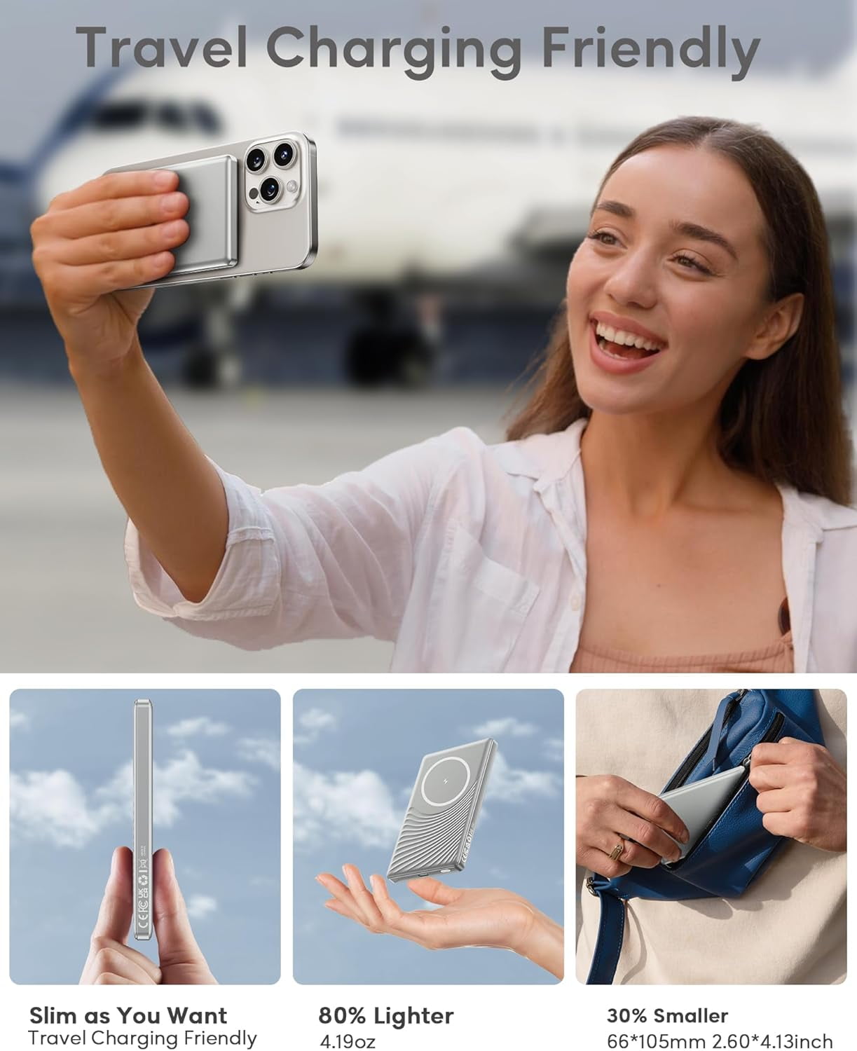 PYYAN-for Magsafe Portable Charger iPhone,2026 Ultra Slim Wireless ...