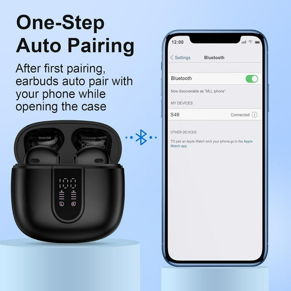 PYYAN-for Samsung Earbuds,Wireless Bluetooth Headphones for Samsung ...