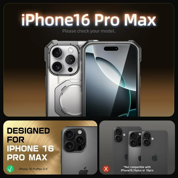 PYYAN-for iPhone 16 Pro Max Case with Camera Control Capture Button ...