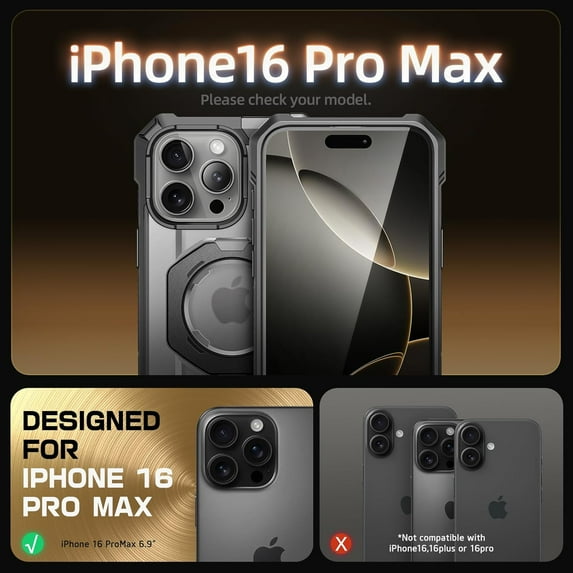 PYYAN-for iPhone 16 Pro Max Case with Camera Control Capture Button ...