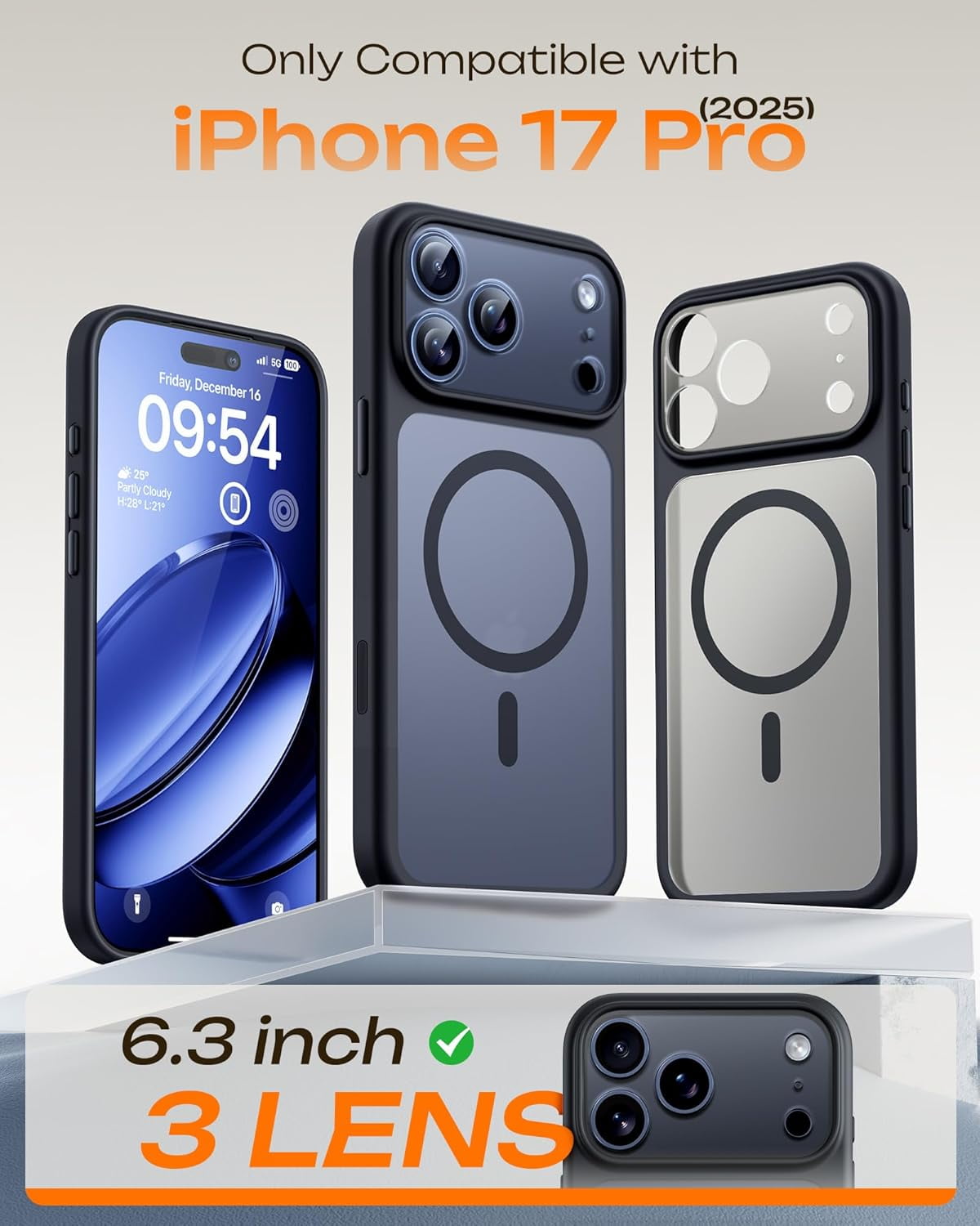 PYYAN-for iPhone 17 Pro Case with Camera Control Capture Button ...