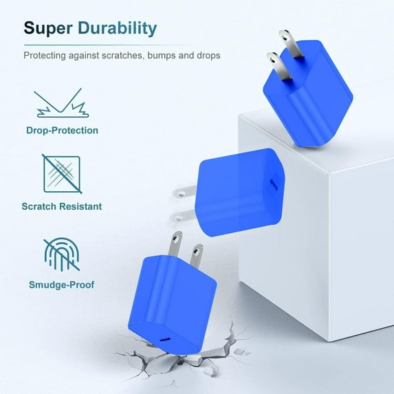 PYYAN-iPhone 17 16 15 Charger,20W USB C Fast Charging Block Plug and ...