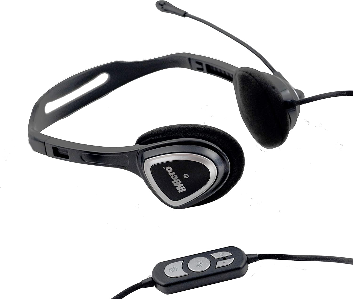 PYYNA-- IM320 Black - USB Wired Headset with Microphone & Volume ...