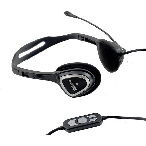PYYNA-- IM320 Black - USB Wired Headset with Microphone & Volume ...