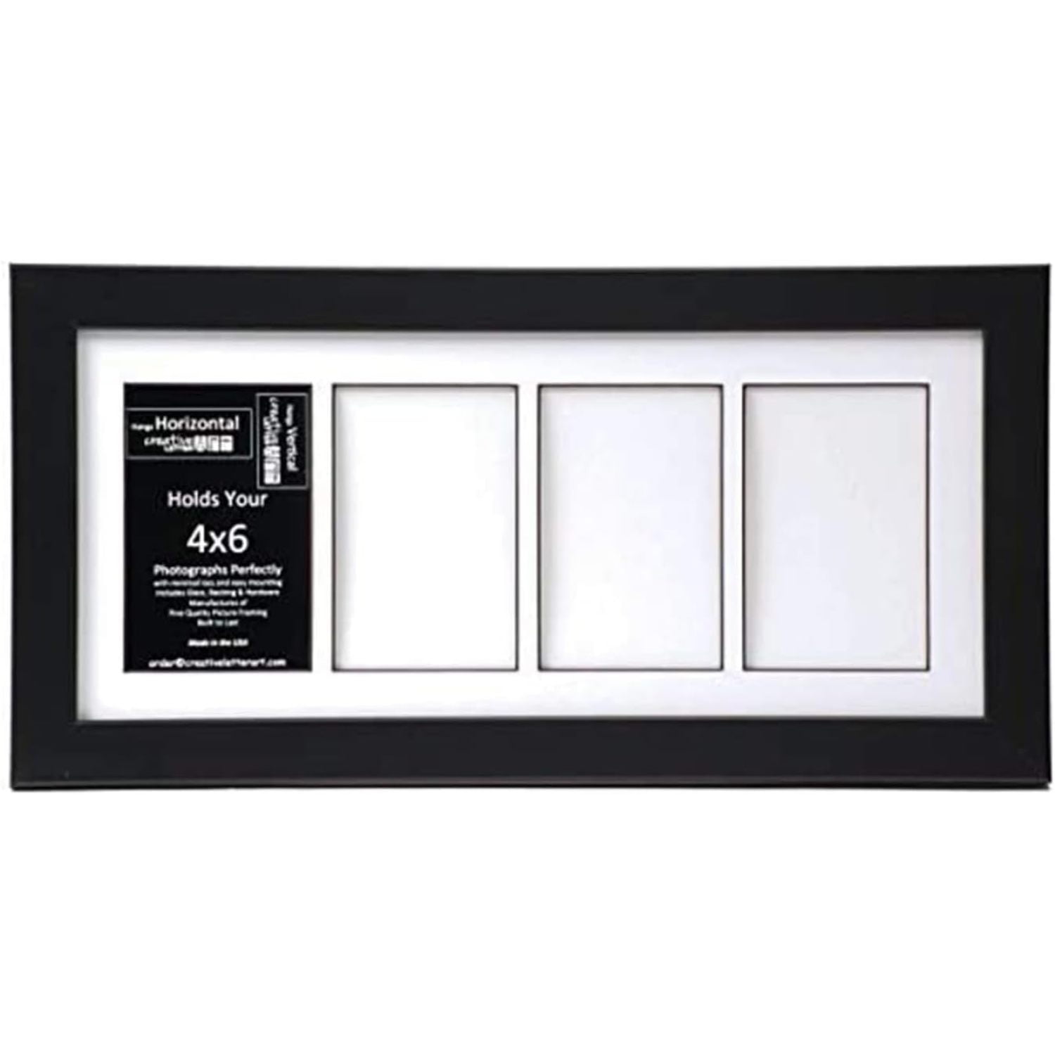 PYYP 4” x 6” Multiple Opening Picture Frame Collage with 4 holes ...
