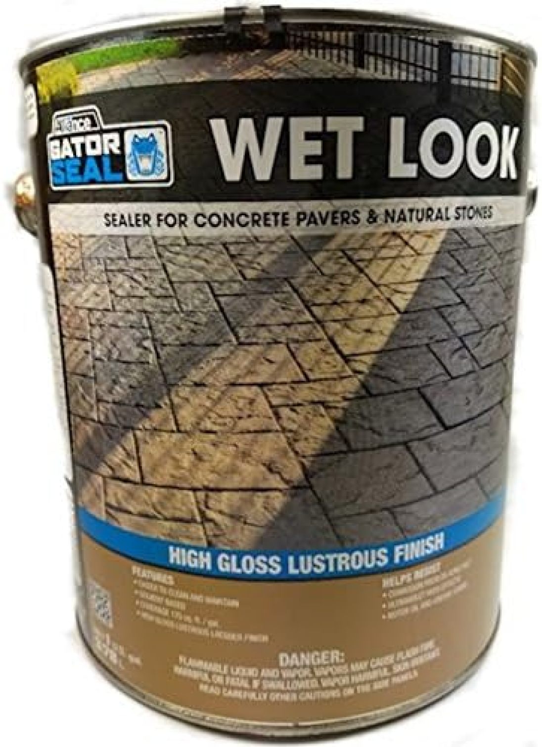 PYYP Gator Seal Wet Look Sealer for Pavers & Natural Stones 1 Gal Can ...