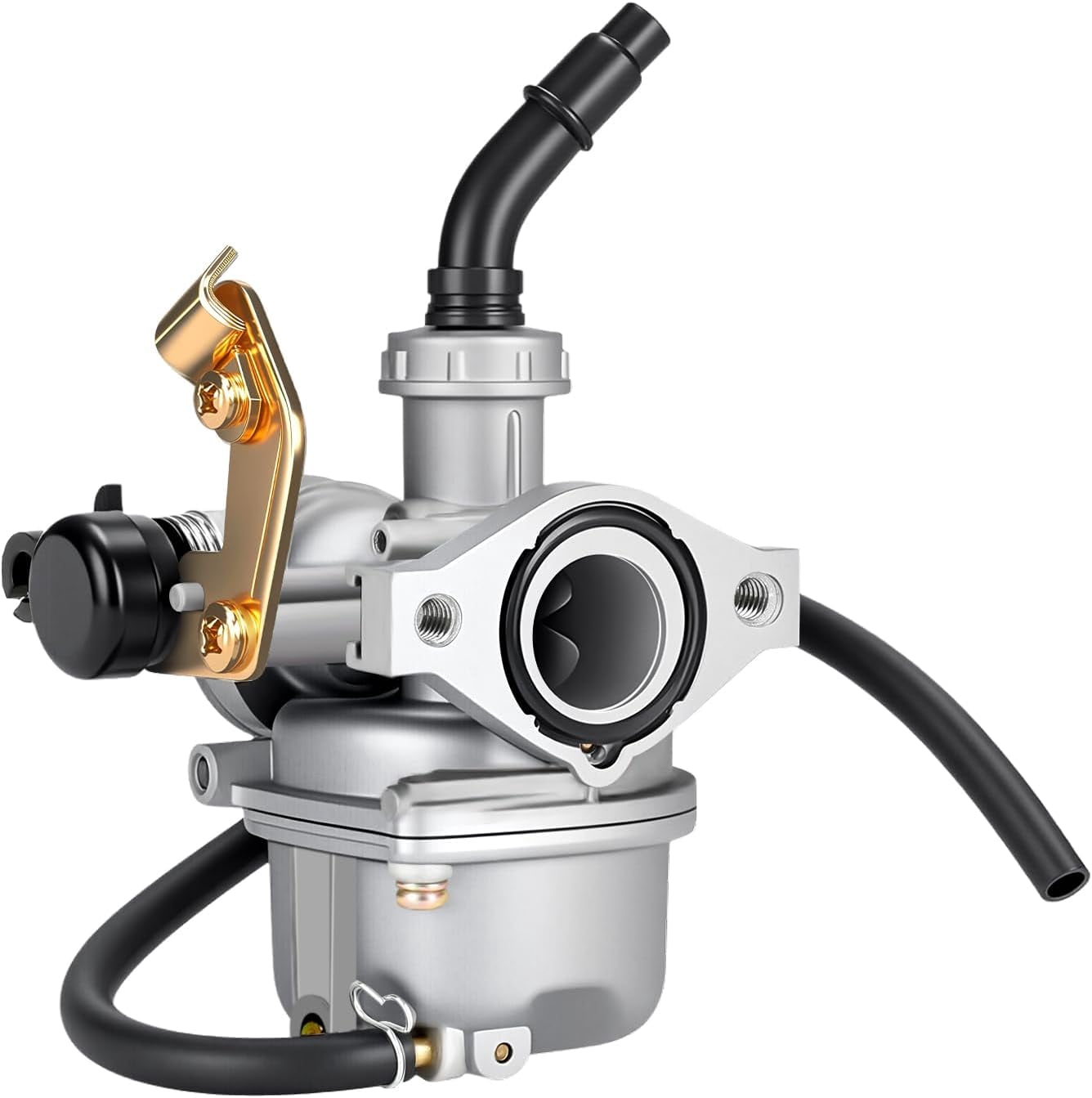 PZ19 19mm Cable Choke Carburetor for 90cc 110cc 125cc ATV Quad Dirt ...
