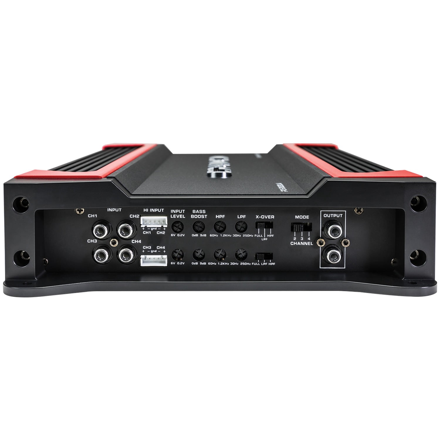 PZ20204 Powerzone 4 X 250 @ 4 Ohms 4 X 500 @ 2 Ohms 2 X 1000 Watts @ 4 ...