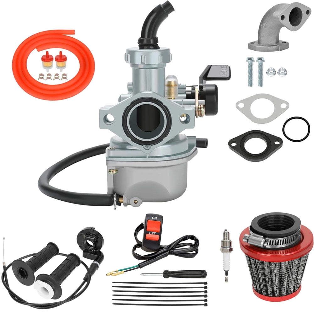 PZ22 Carburetor 22 mm Carb Throttle Cable Grip Fit for 110cc 125cc ATV ...