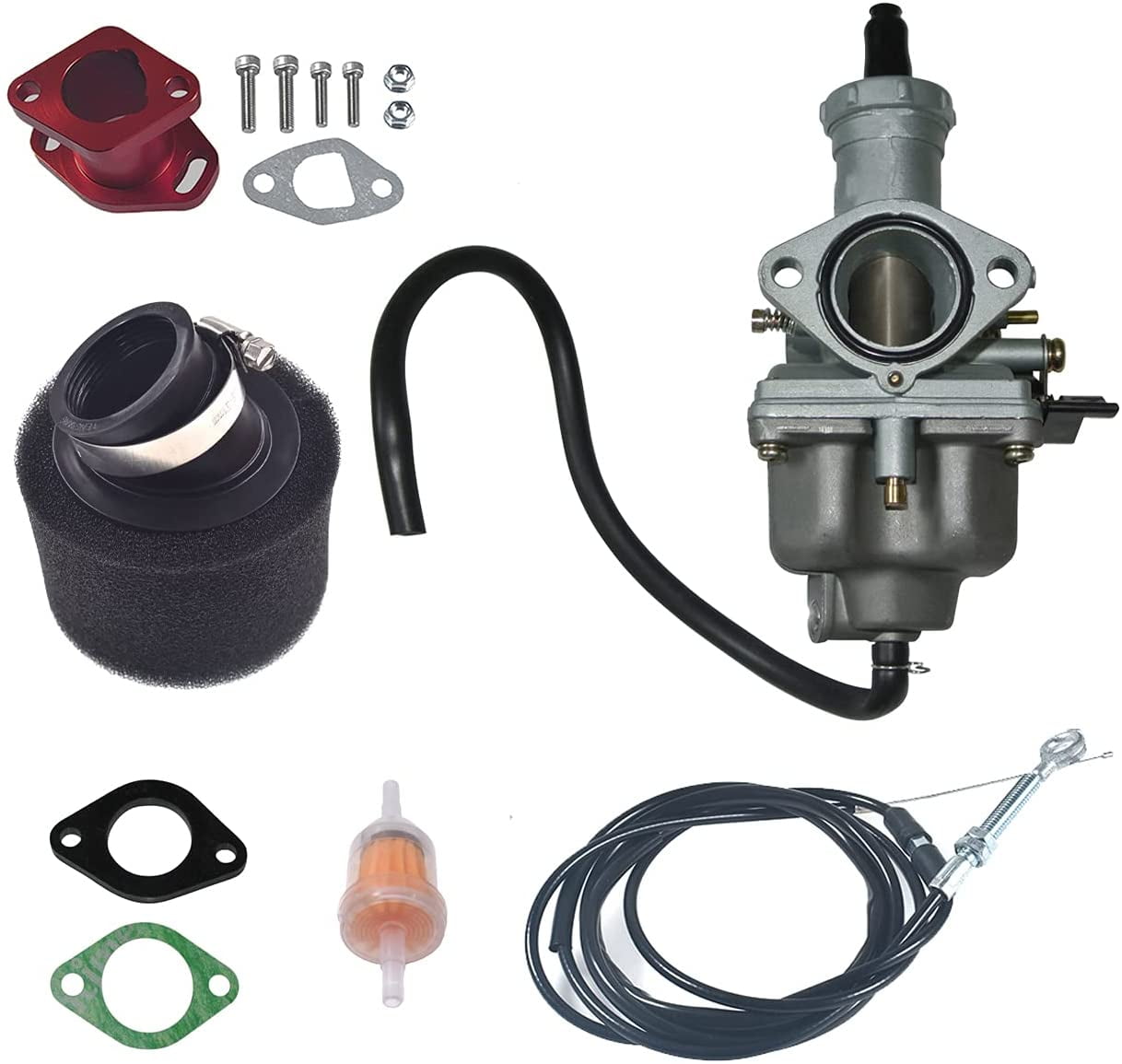 PZ27 Carburetor 27mm Carb For Predator 212cc 196cc Clones Mini Bike Go ...