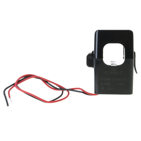 PZCT-02 Split Core Current Transformer Coil Sensor for 100A Amp Energy ...
