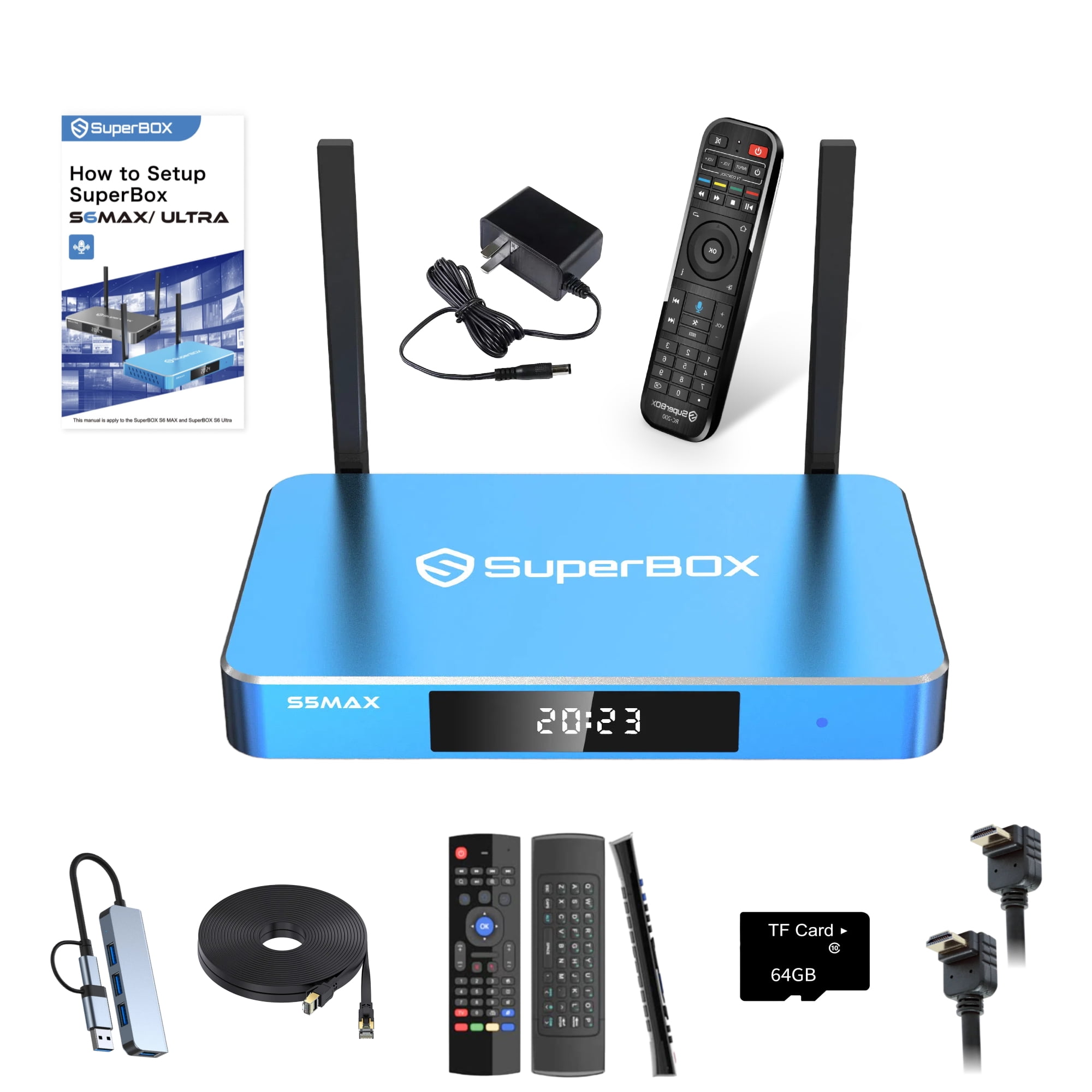 PZR Superbox 6K HD S5max Premium Edition TV Player, 4GB RAM | 64GB ...