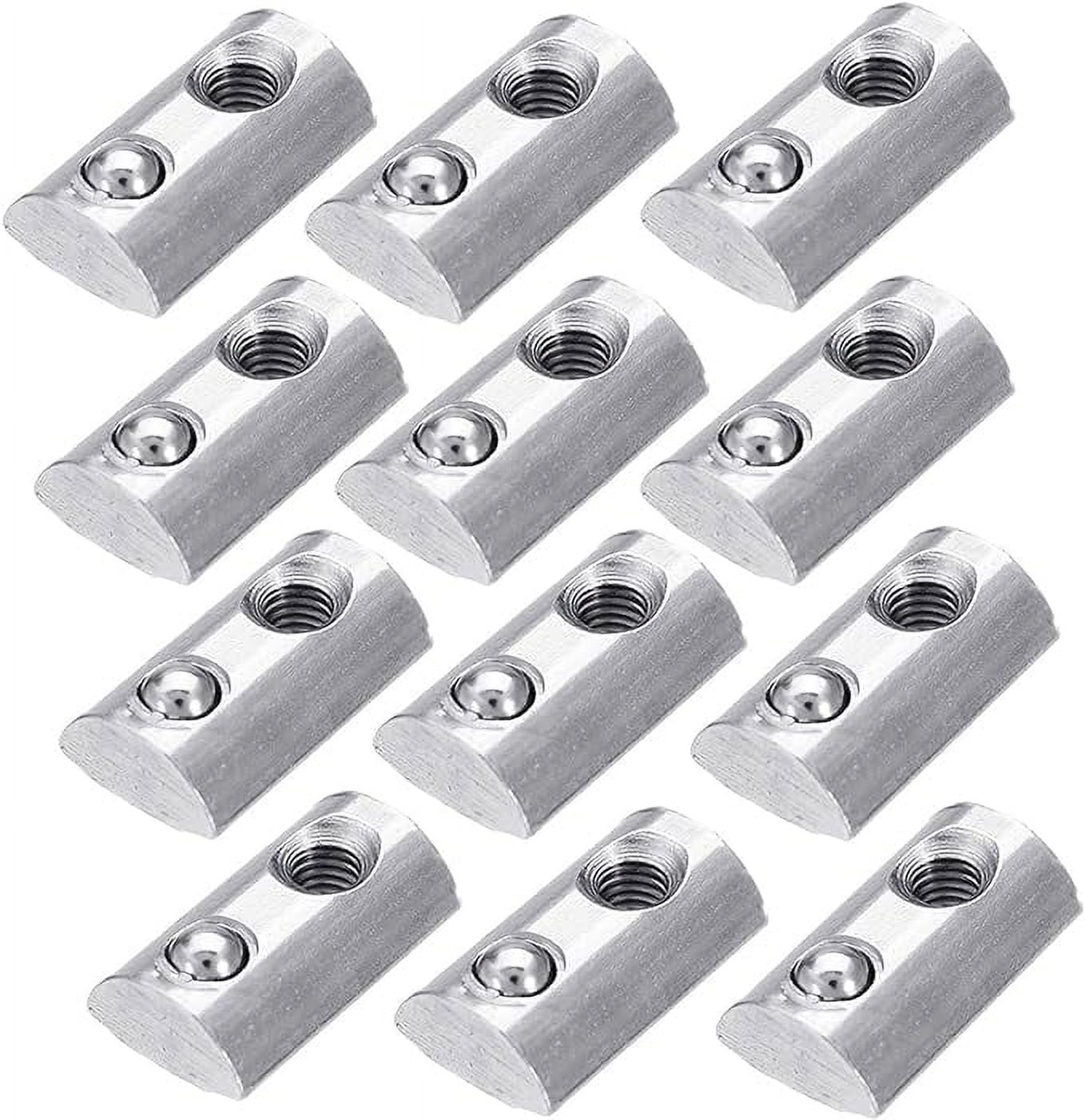 PZRT 12-Pack 2020 Series Roll-in Spring M5 T Nut, Roll Ball Elastic ...